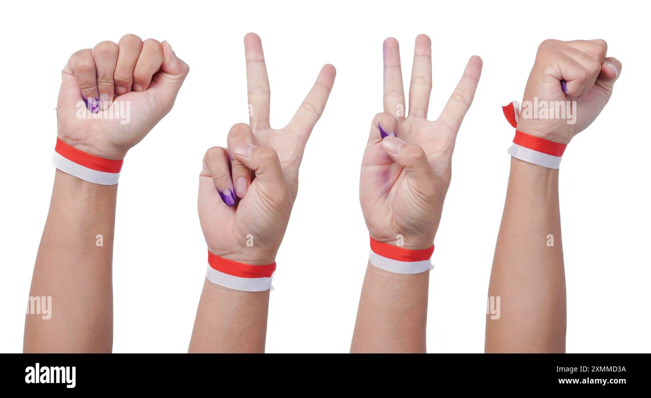 Ribbon on wrist hi-res stock photography and images - Alamy