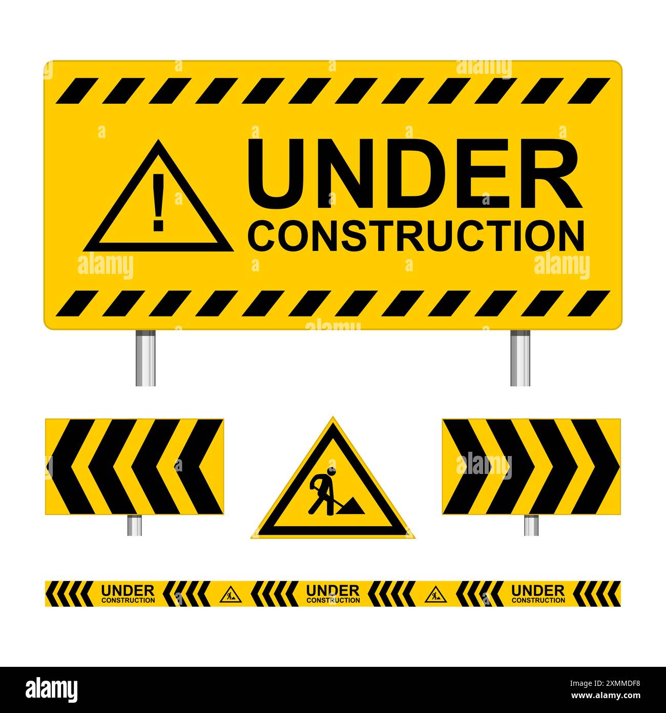 Construction crane cone site Stock Vector Images - Alamy