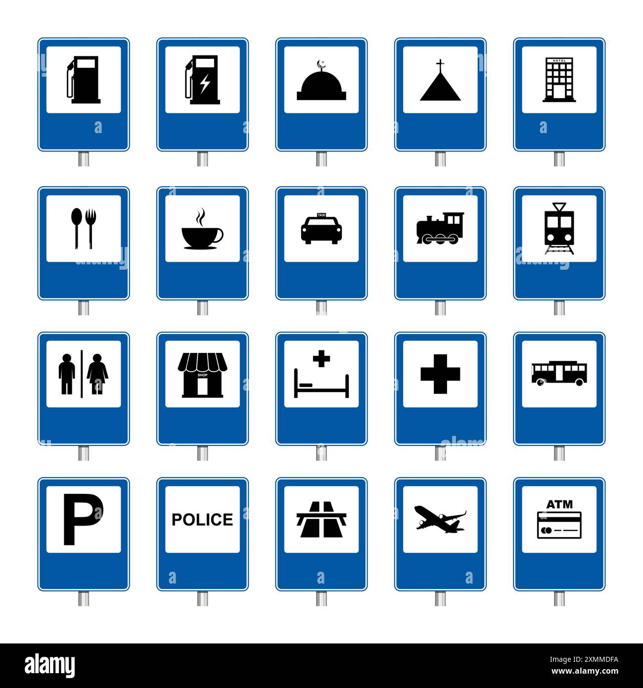 European traffic signs collection hi-res stock photography and images ...