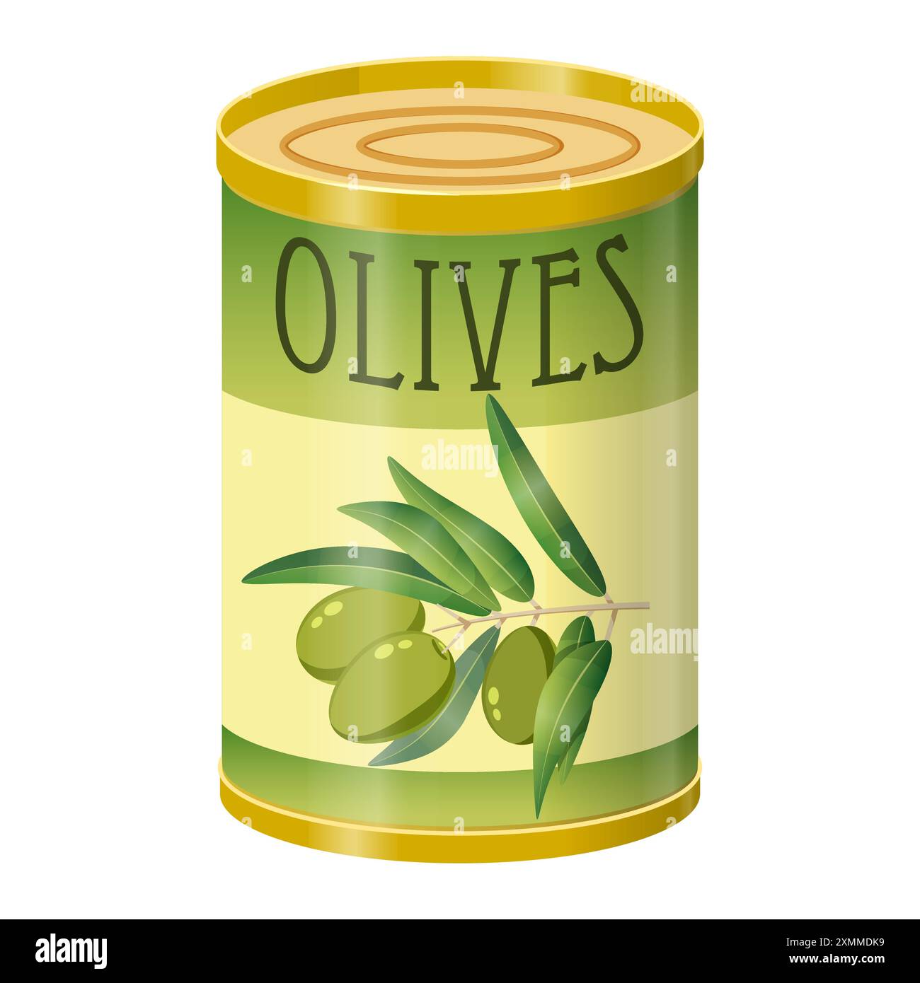 Tin olives isolated hi-res stock photography and images - Alamy