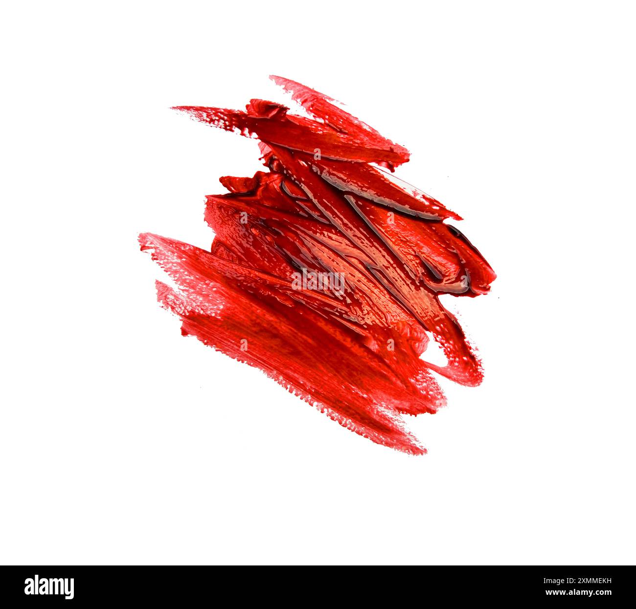 Realistic blood isolated on white background. Drops of blood and ...