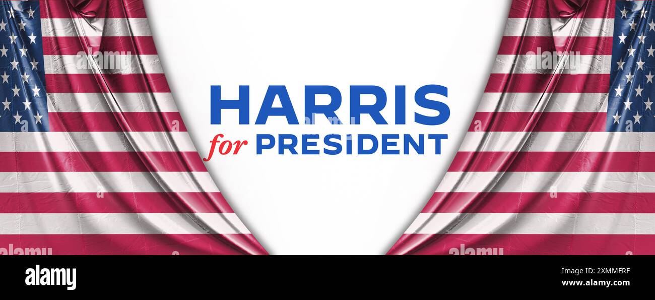 Kamala Harris 2024 presidential campaign Stock Photo - Alamy