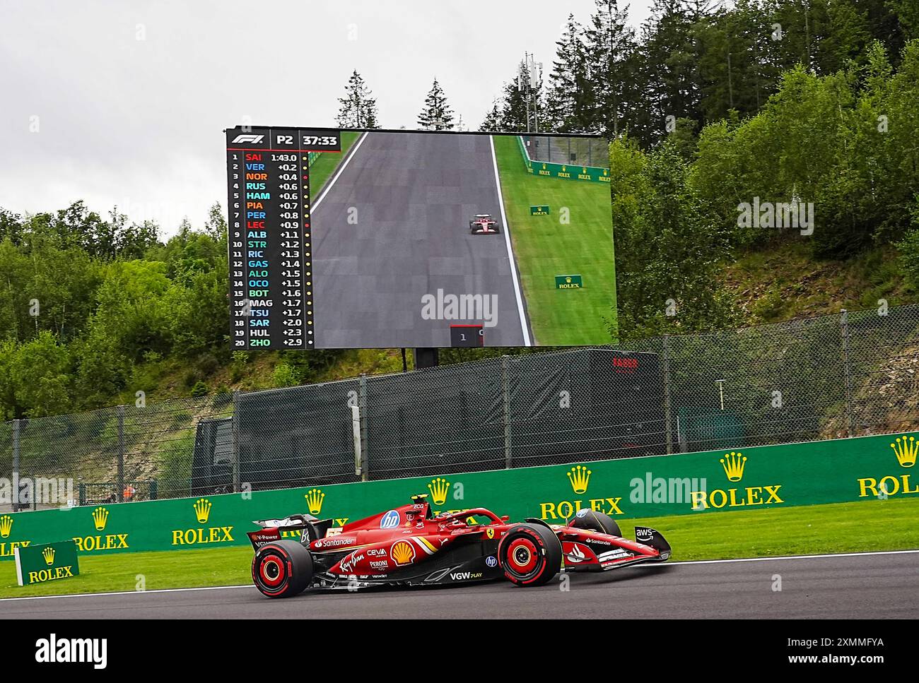 Spa Francorchamps, Belgium. 26th July, 2024. 26.07.2024, Circuit de Spa ...