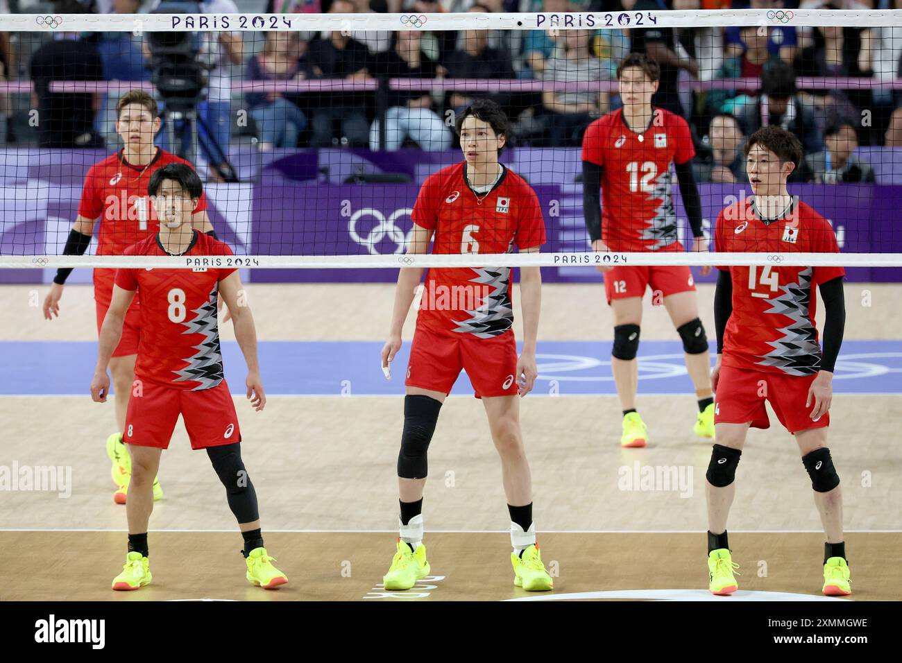 Paris, France. 27th July, 2024. Japan team group (JPN) Volleyball : Men ...
