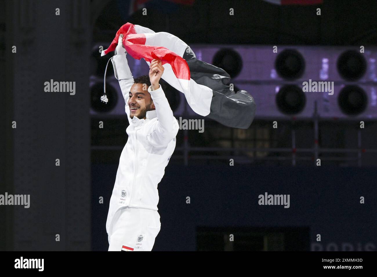 Paris, France. 28th July, 2024. Mohamed Elsayed (EGY) Bronze medal ...