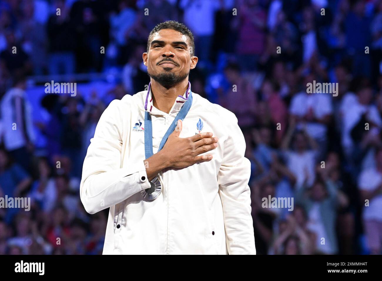 Paris, France. 28th July, 2024. Yannick Borel (FRA) Silver medal ...