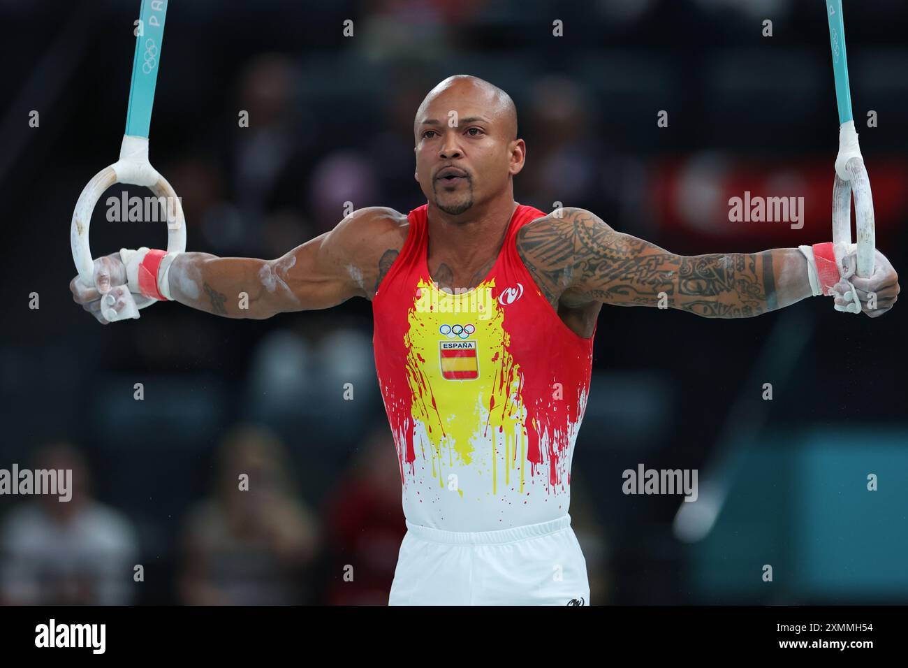 Paris, France. 27th July, 2024. Rayderley Zapata (ESP) Gymnastics ...