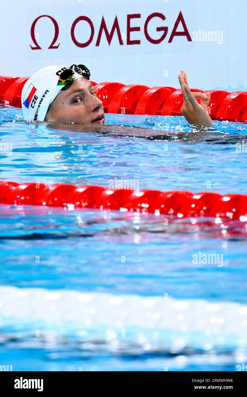 Paris, France. 28th July, 2024. Barbora Seemanova of Czech Republic ...