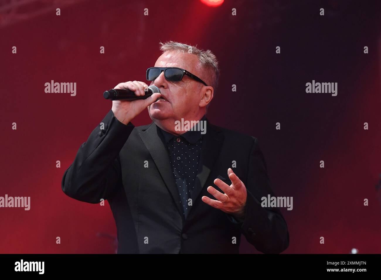 UK. 28th July, 2024. LONDON, ENGLAND - JULY 28: Suggs of ‘Madness ...