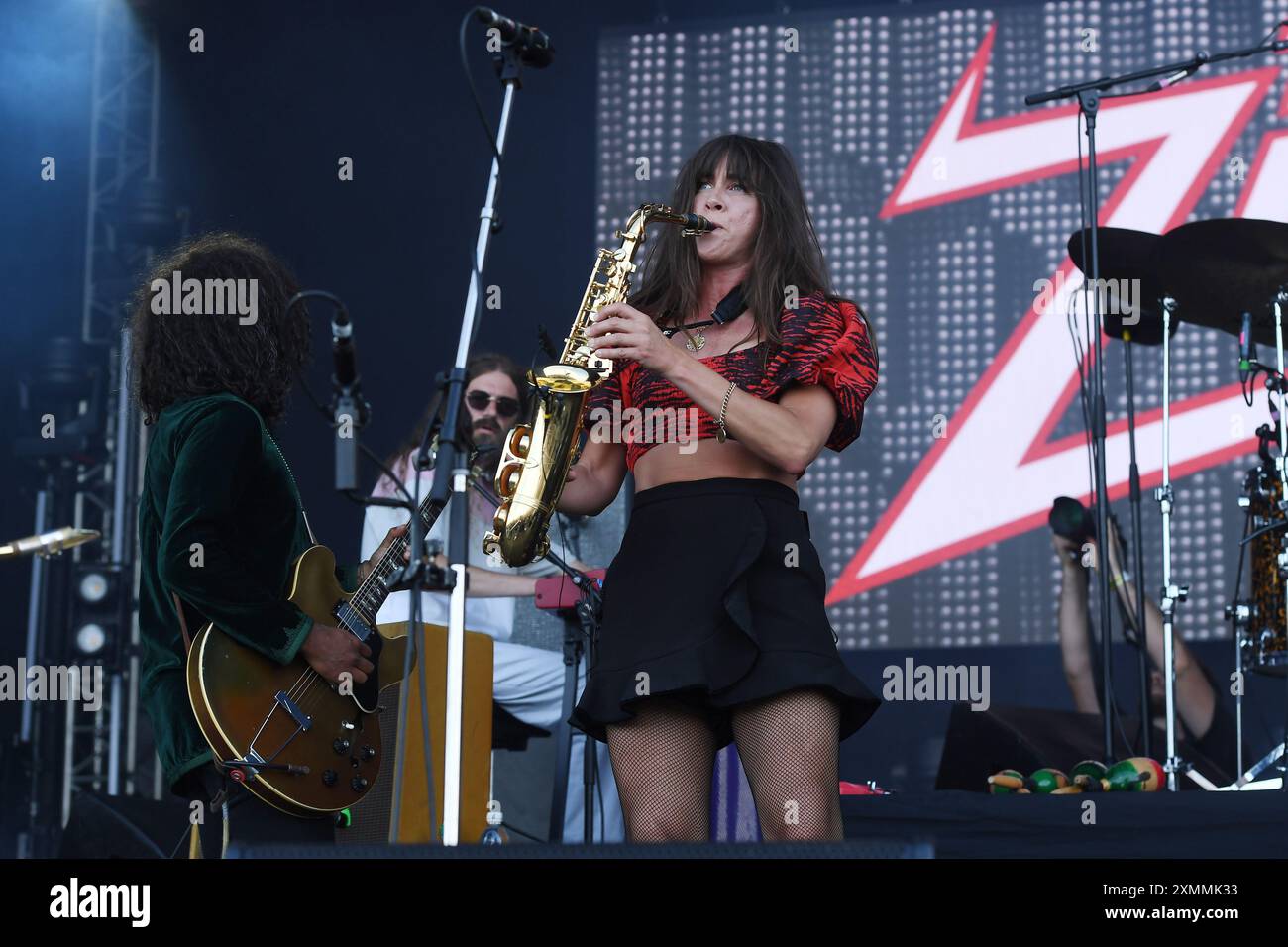 UK. 28th July, 2024. LONDON, ENGLAND - JULY 28: Abi Harding of ‘The ...