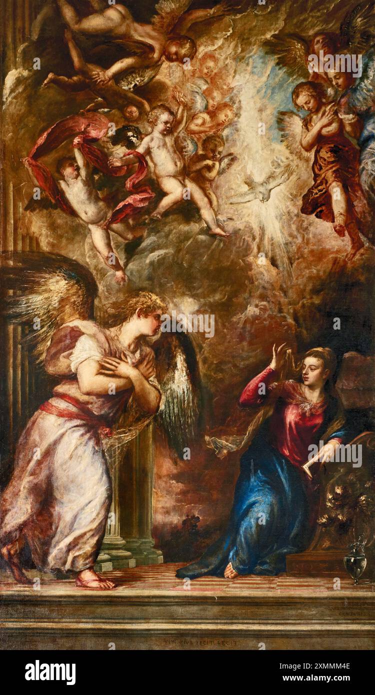 Tiziano vecellio annunciazione hi-res stock photography and images - Alamy