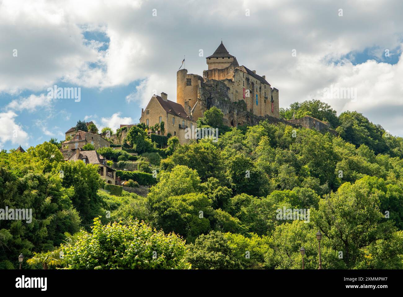 Chateau de Castelnaud La Chapelle, Nouvelle Aquitaine, France Stock ...