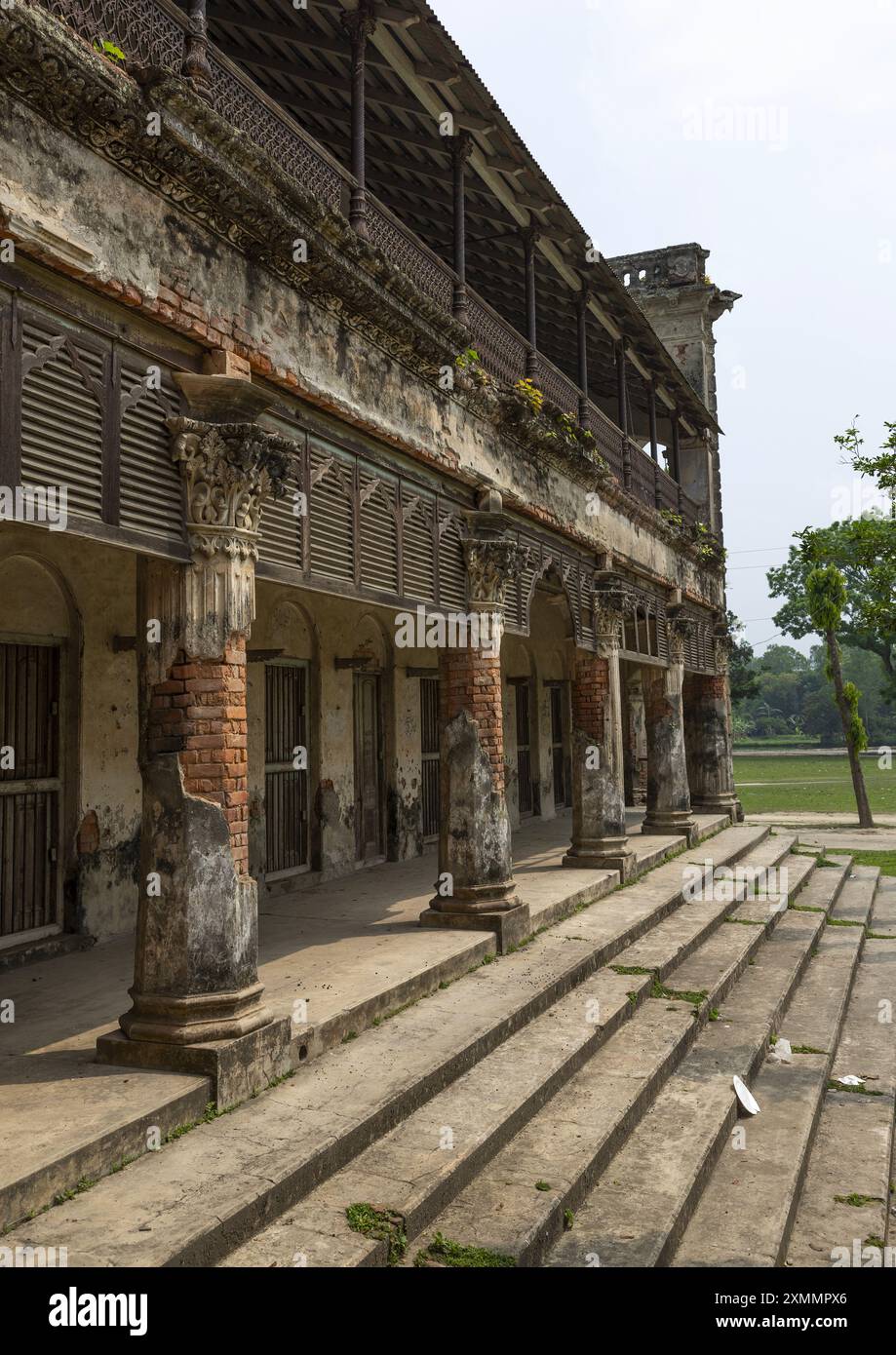 Old heritage house at Pakutia Zamindar Bari, Dhaka Division, Nagarpur, Bangladesh Stock Photo ...