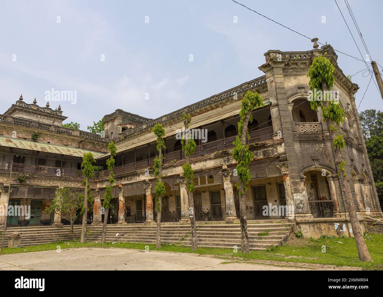 Old heritage house at Pakutia Zamindar Bari, Dhaka Division, Nagarpur, Bangladesh Stock Photo ...