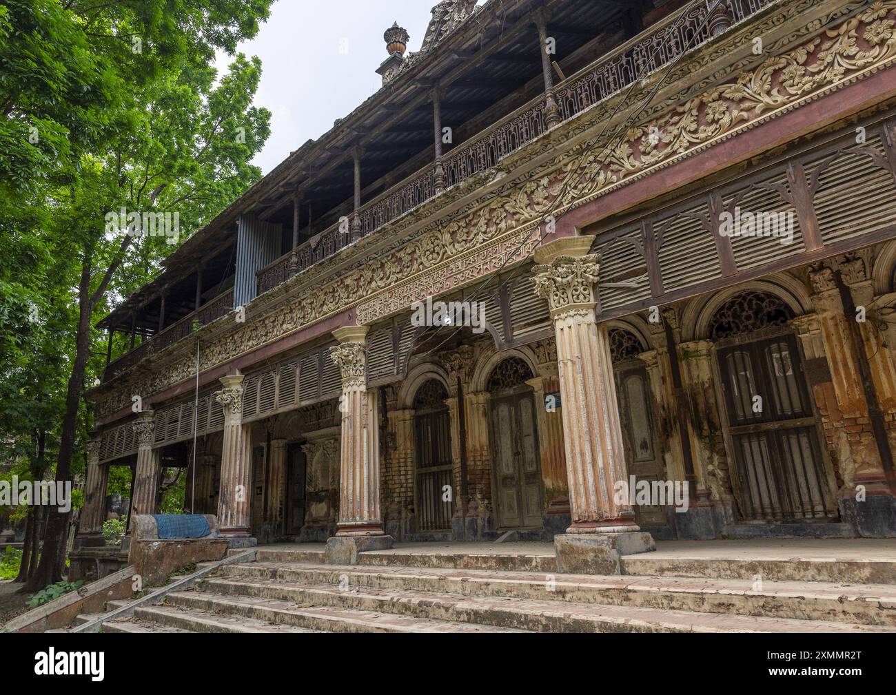 Old heritage house at Pakutia Zamindar Bari, Dhaka Division, Nagarpur, Bangladesh Stock Photo ...