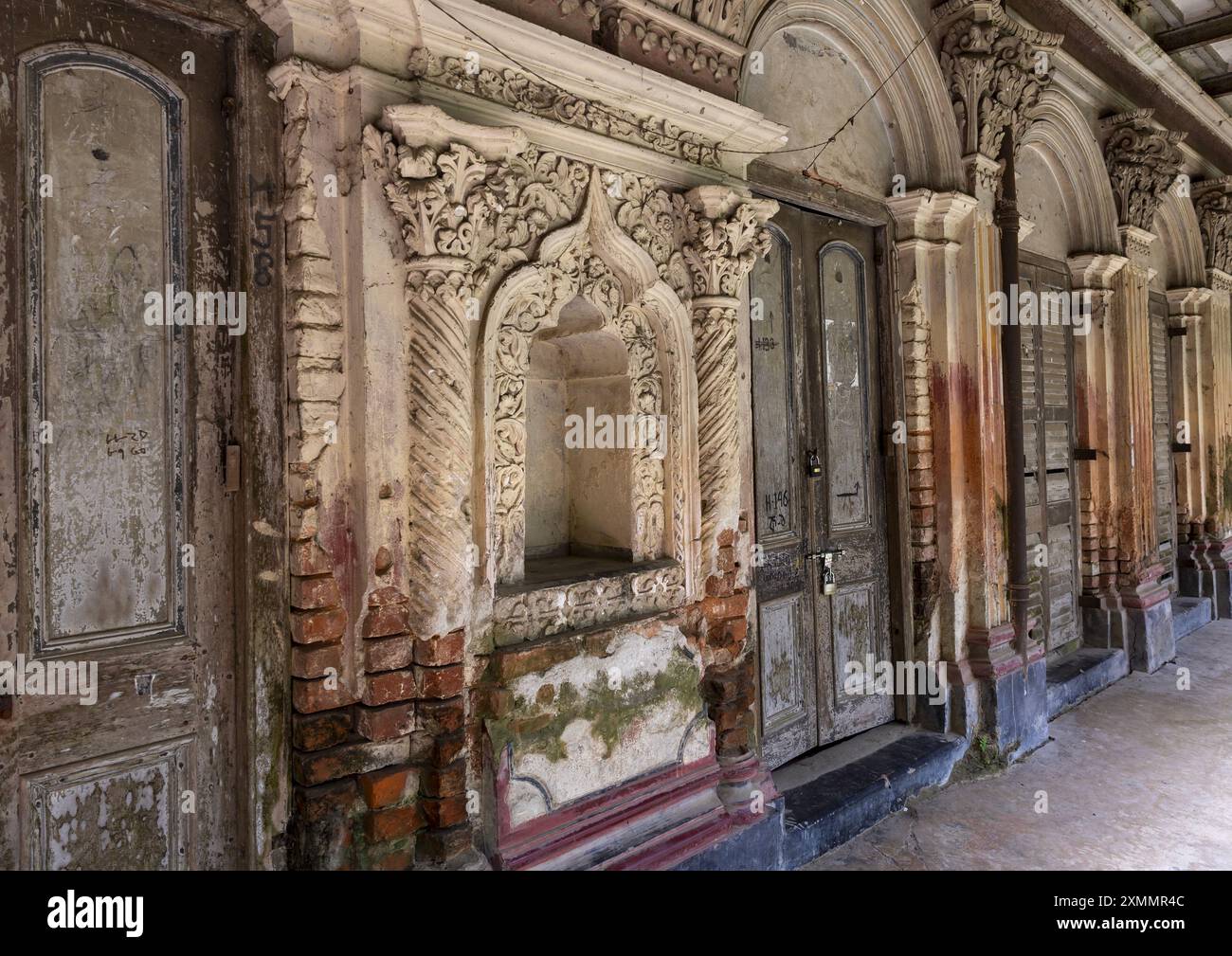 Old heritage house at Pakutia Zamindar Bari, Dhaka Division, Nagarpur, Bangladesh Stock Photo ...