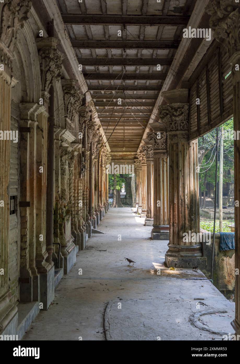 Old heritage house at Pakutia Zamindar Bari, Dhaka Division, Nagarpur, Bangladesh Stock Photo ...