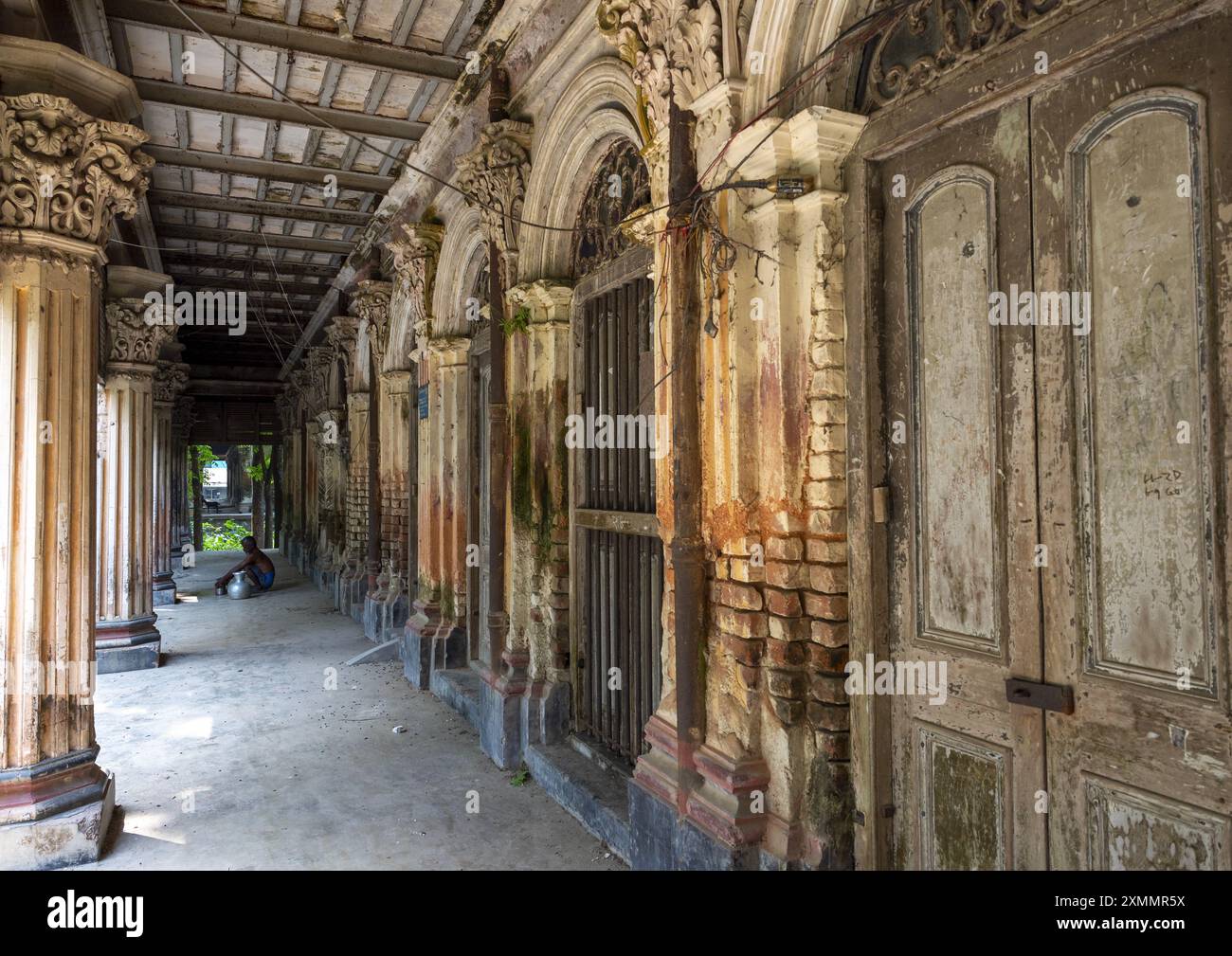Old heritage house at Pakutia Zamindar Bari, Dhaka Division, Nagarpur, Bangladesh Stock Photo ...