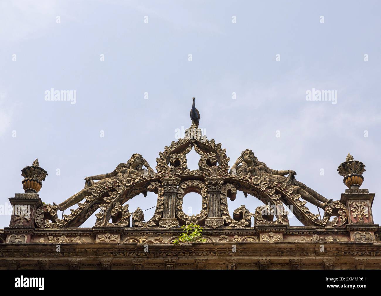 Old heritage house at Pakutia Zamindar Bari, Dhaka Division, Nagarpur, Bangladesh Stock Photo ...