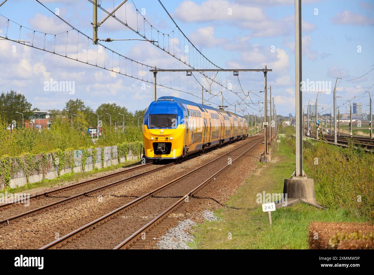 Virm doubledeck intercity train of the NS in the Netherlands Stock ...