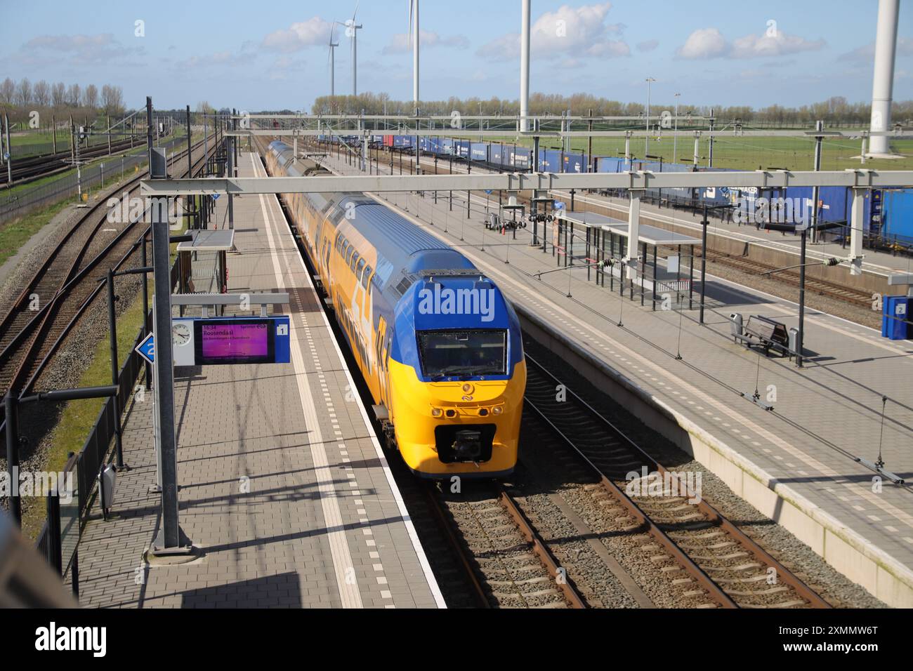 Virm doubledeck intercity train of the NS in the Netherlands Stock ...
