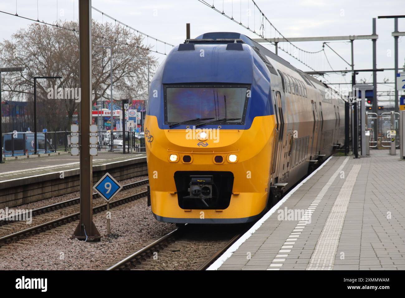 Virm double deck intercity train at Rotterdam Lombardijen heading ...