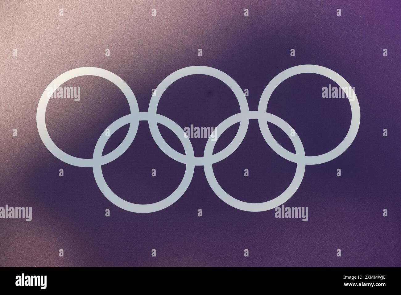 Signage, logos and symbols of the Paris 2024 Olympic Games. Bordeaux ...