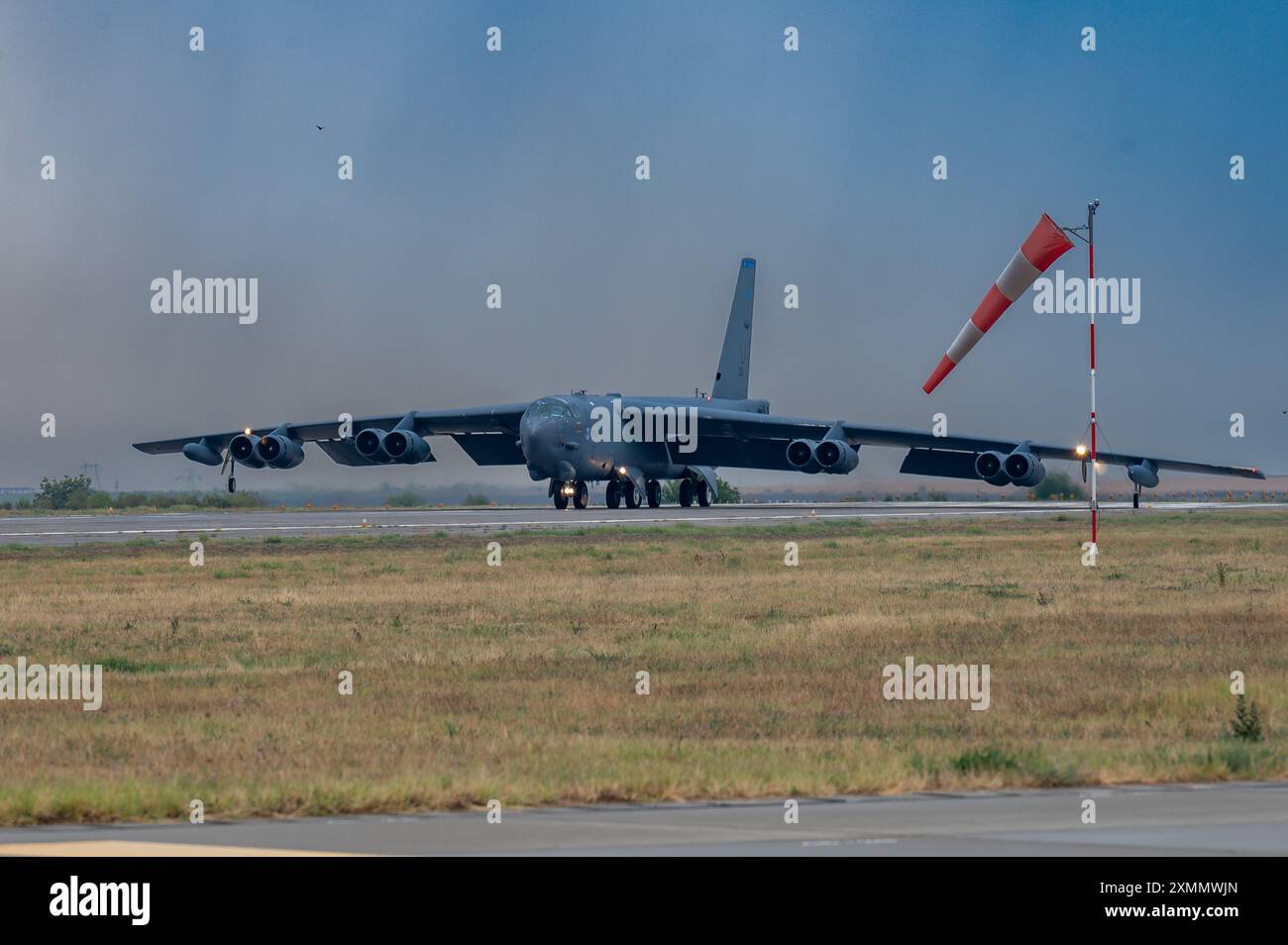 A B-52H Stratofortresses from Barksdale Air Force Base, La., prepares ...