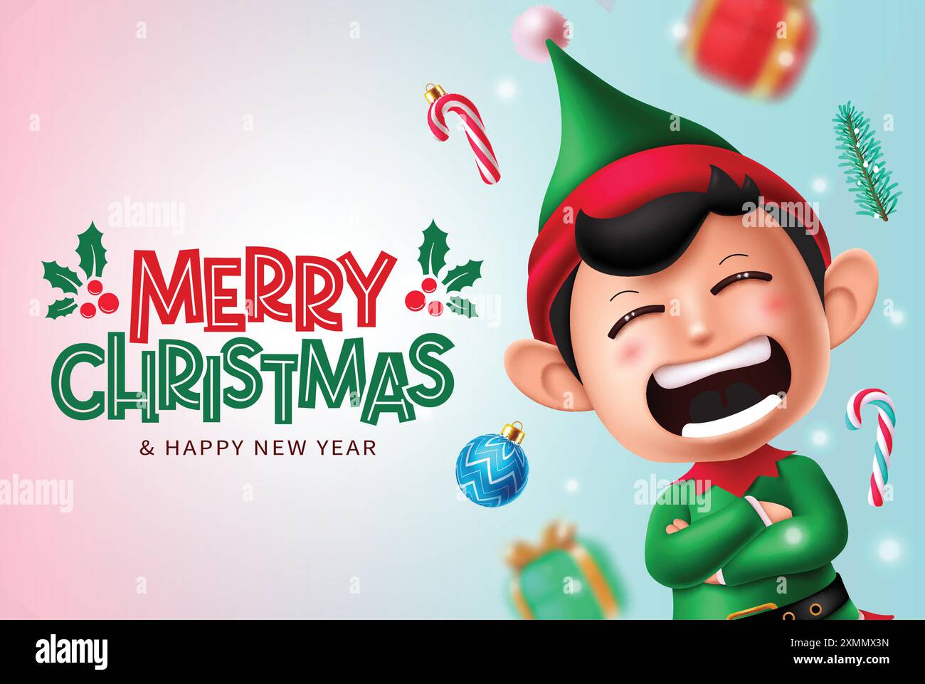 Happy elf hi-res stock photography and images - Alamy