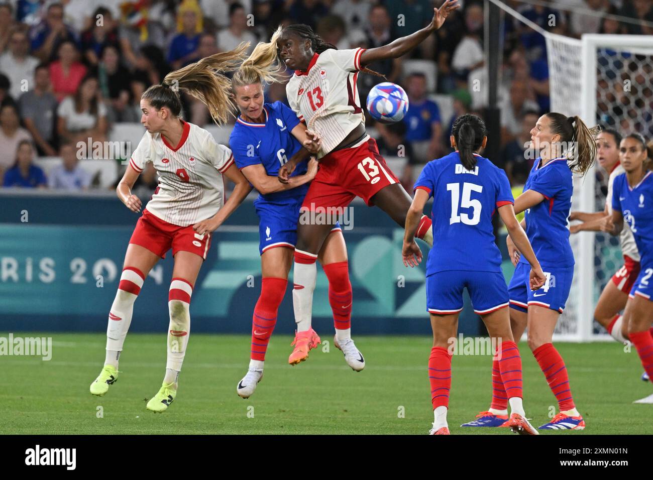Saint Etienne, France. 28th July, 2024. Amandine Henry (France) and ...