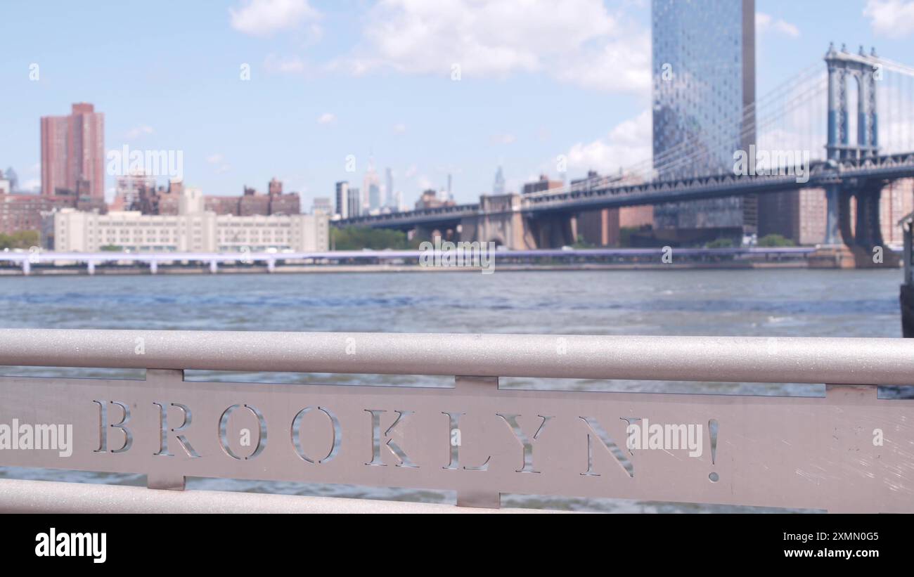 New York City Manhattan downtown skyline, financial district waterfront ...