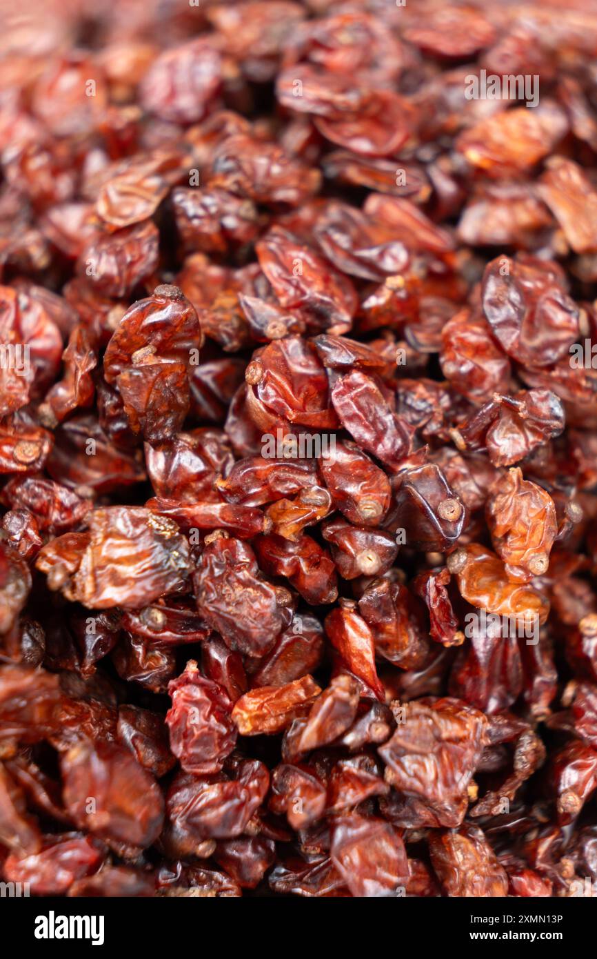 Macro Dried Red Barberry Spice Close-Up Stock Photo - Alamy