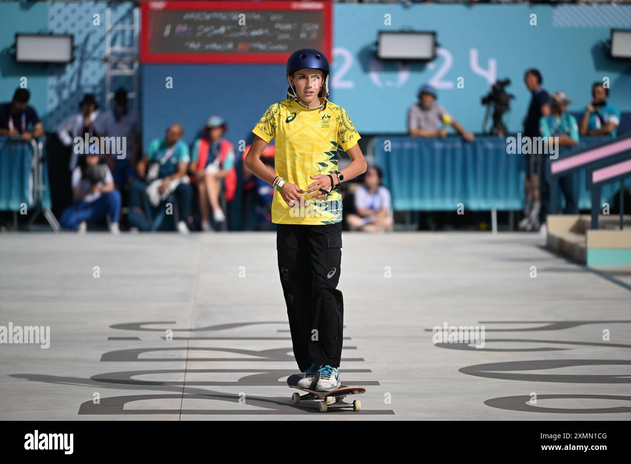 PARIS FRANCE, 28 july 2024 OLYMPICS SPORTS SKATEBOARDING Brazilian ...