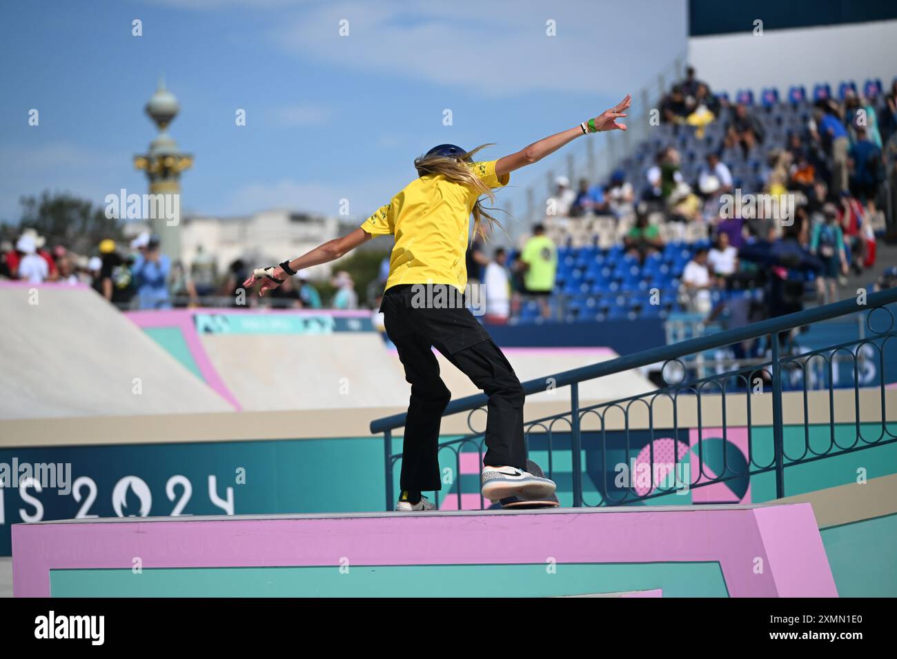 PARIS FRANCE, 28 july 2024 OLYMPICS SPORTS SKATEBOARDING Brazilian ...