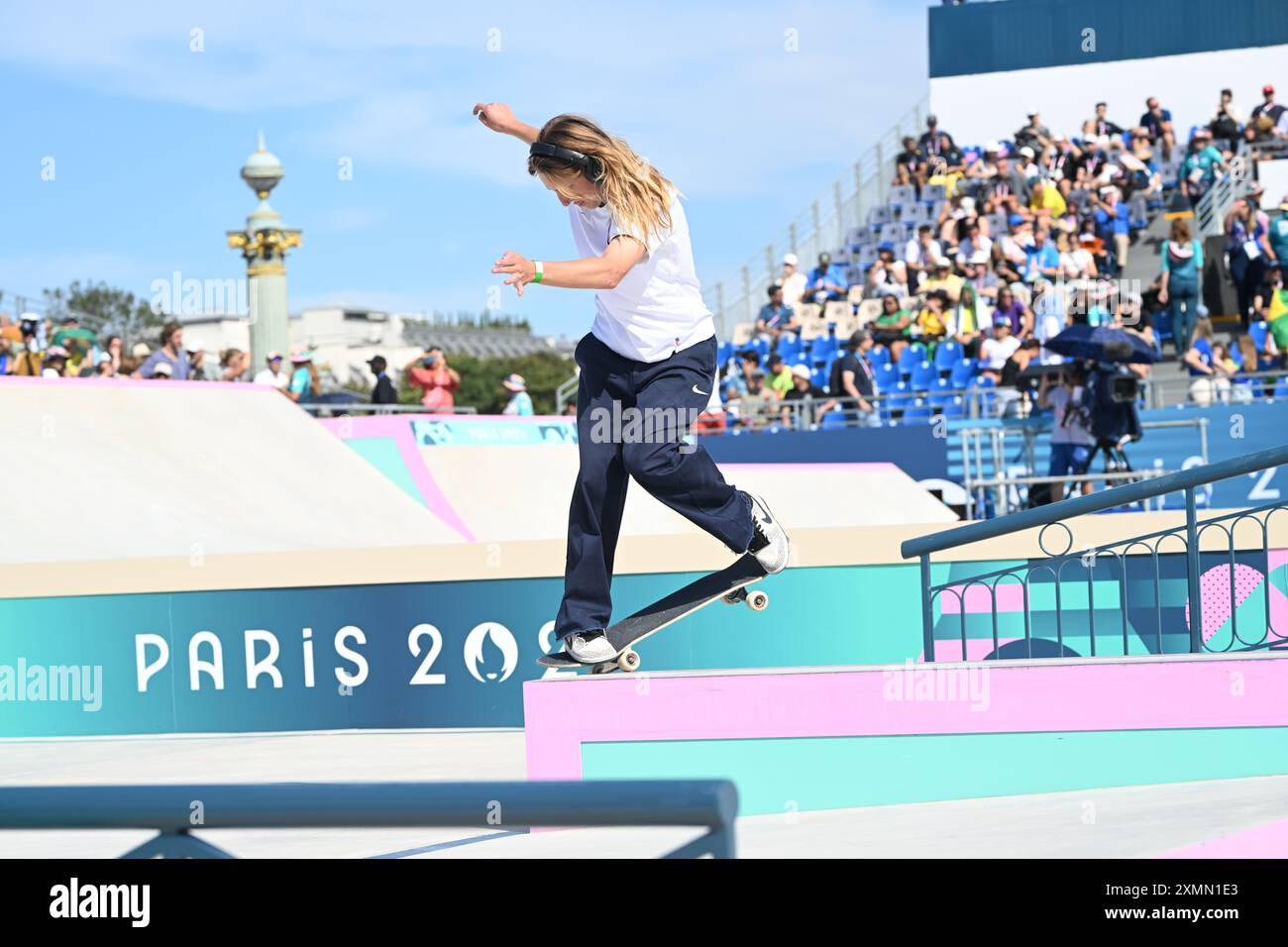 PARIS FRANCE, 28 july 2024 OLYMPICS SPORTS SKATEBOARDING Brazilian ...
