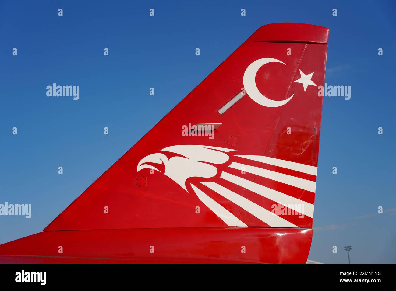 ISTANBUL, TURKIYE - MAY 01, 2023: TUSAS Hurkus display in Istanbul ...