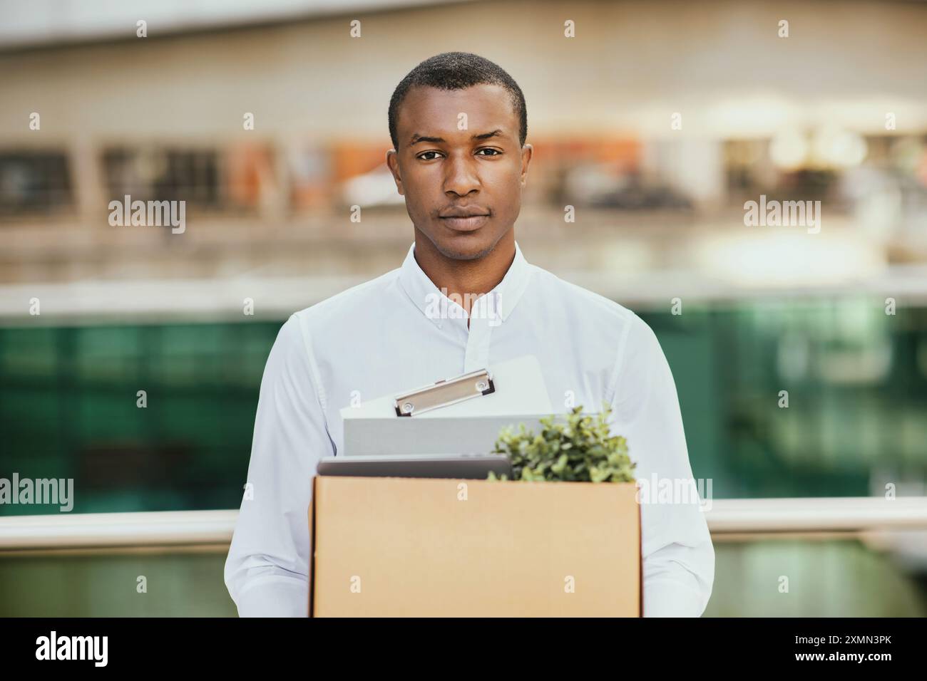 Resignation box and plant hi-res stock photography and images - Alamy
