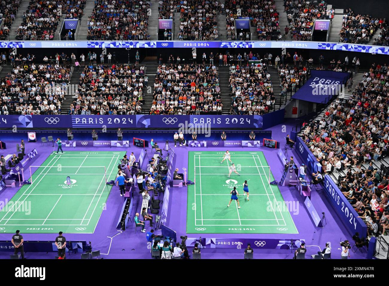 Paris, France. Credit: MATSUO. 29th July, 2024. Chiharu Shida & Nami ...