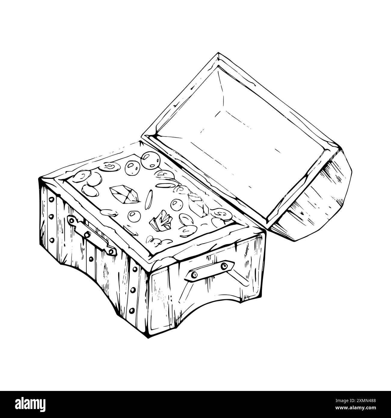 Treasure Clipart Black And White