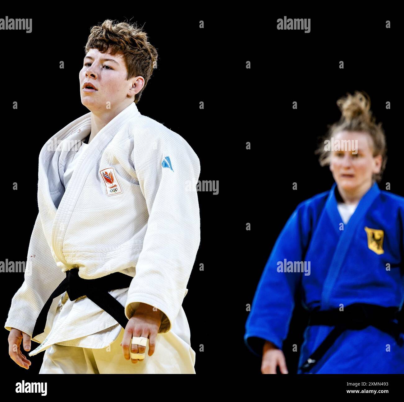 PARIS - Judoka Julie Beurskens loses to the German Pauline Starke in the women's category up to ...