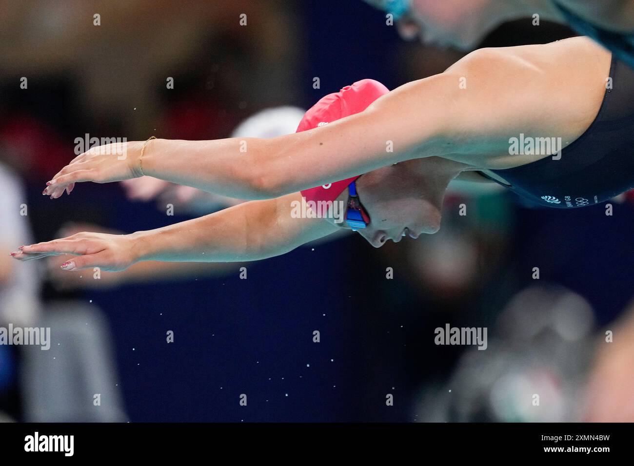 Freya Constance Colbert, of Britain, competes during a heat in the ...