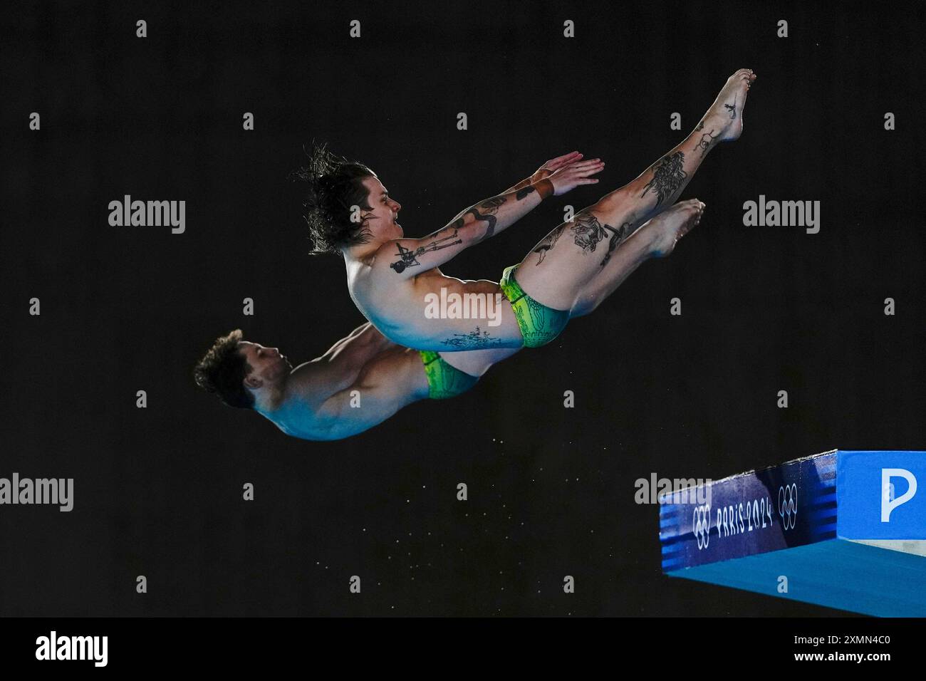 Australia's Domonic Bedggood and Cassiel Rousseau compete in the men's ...