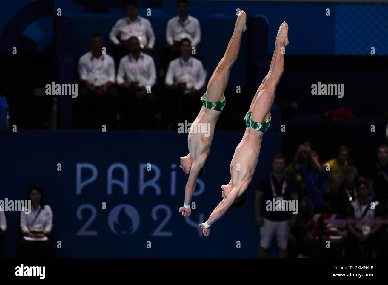 Ukraine's Kirill Boliukh and Oleksii Sereda compete in the men's 10 ...