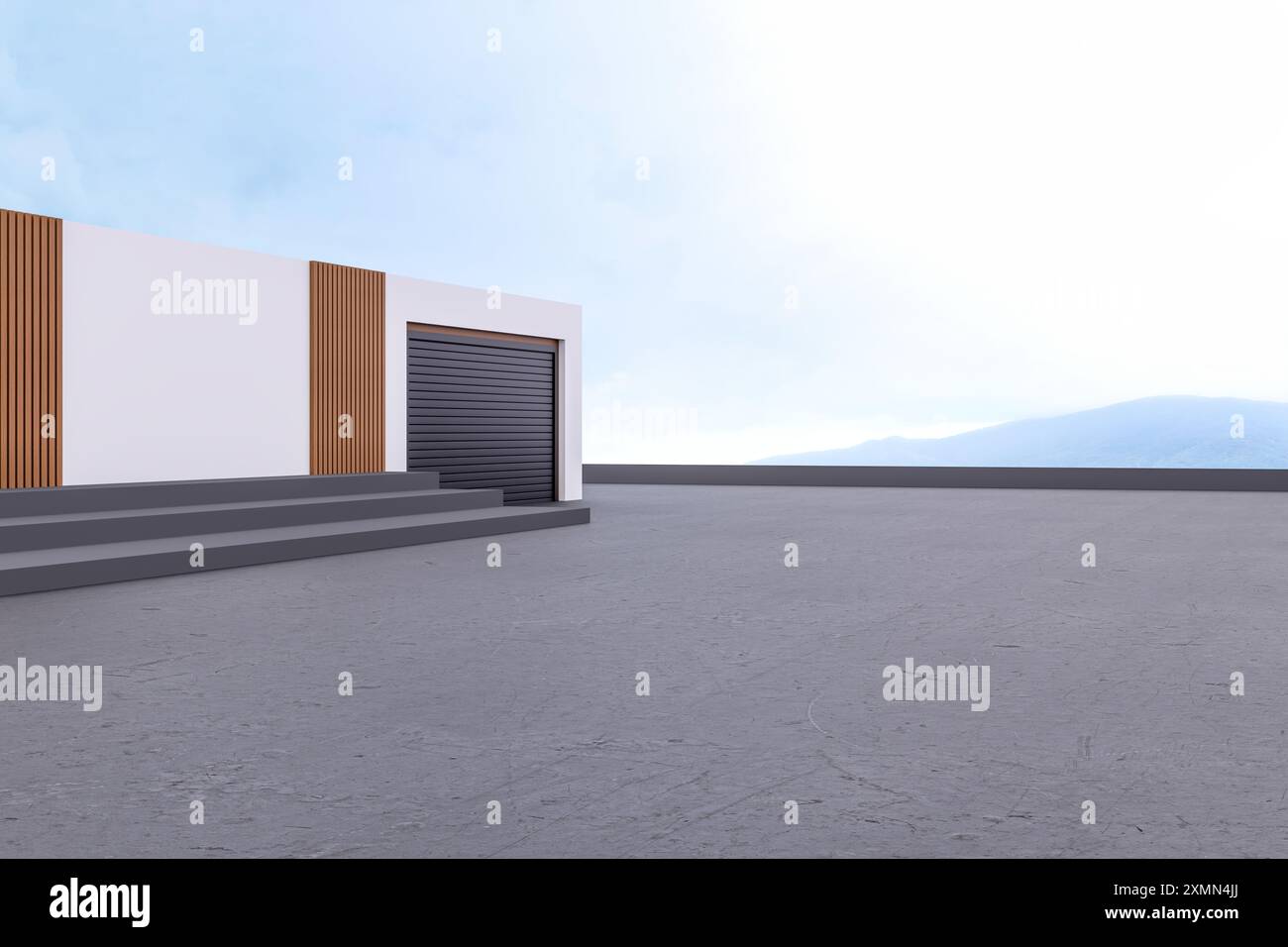 Modern Minimalist Building Exterior Stock Photo - Alamy