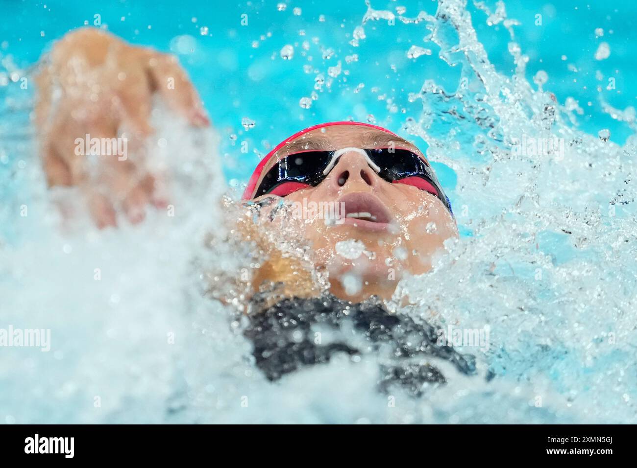 Freya Constance Colbert, of Britain, competes during a heat in the ...