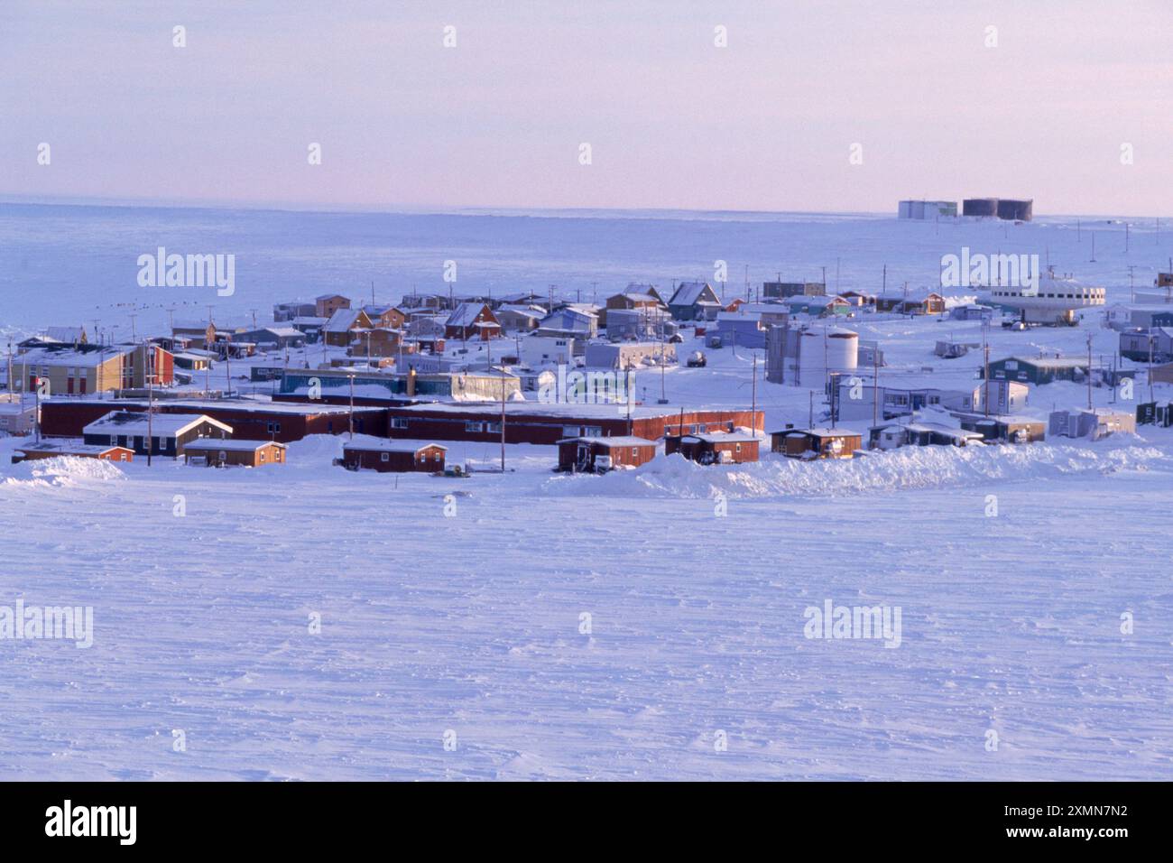 Overview of Igloolik, Nunavut, Canada Stock Photo - Alamy