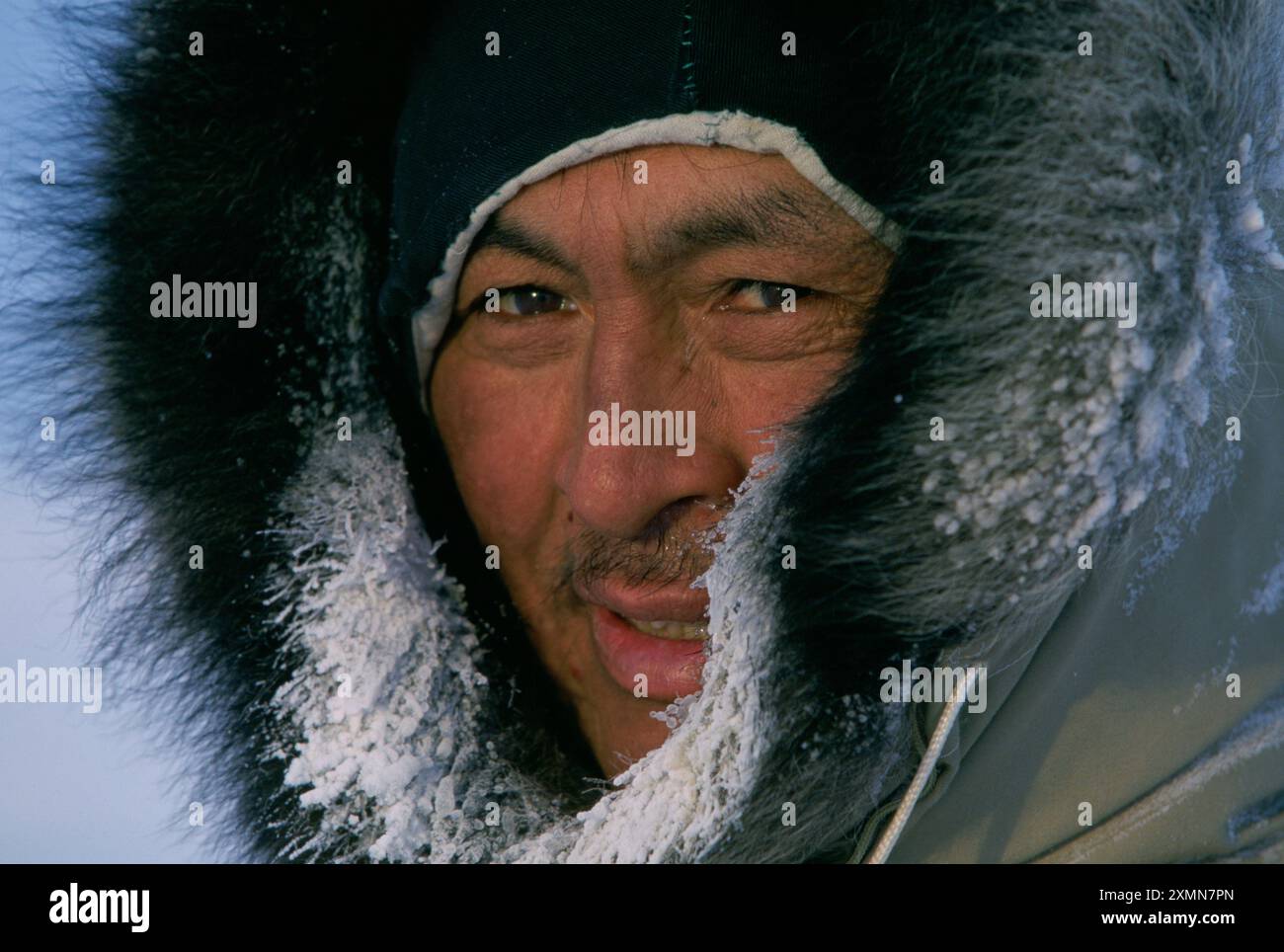 Portrait of a polar bear hunter, Nunavut, Canada Stock Photo - Alamy