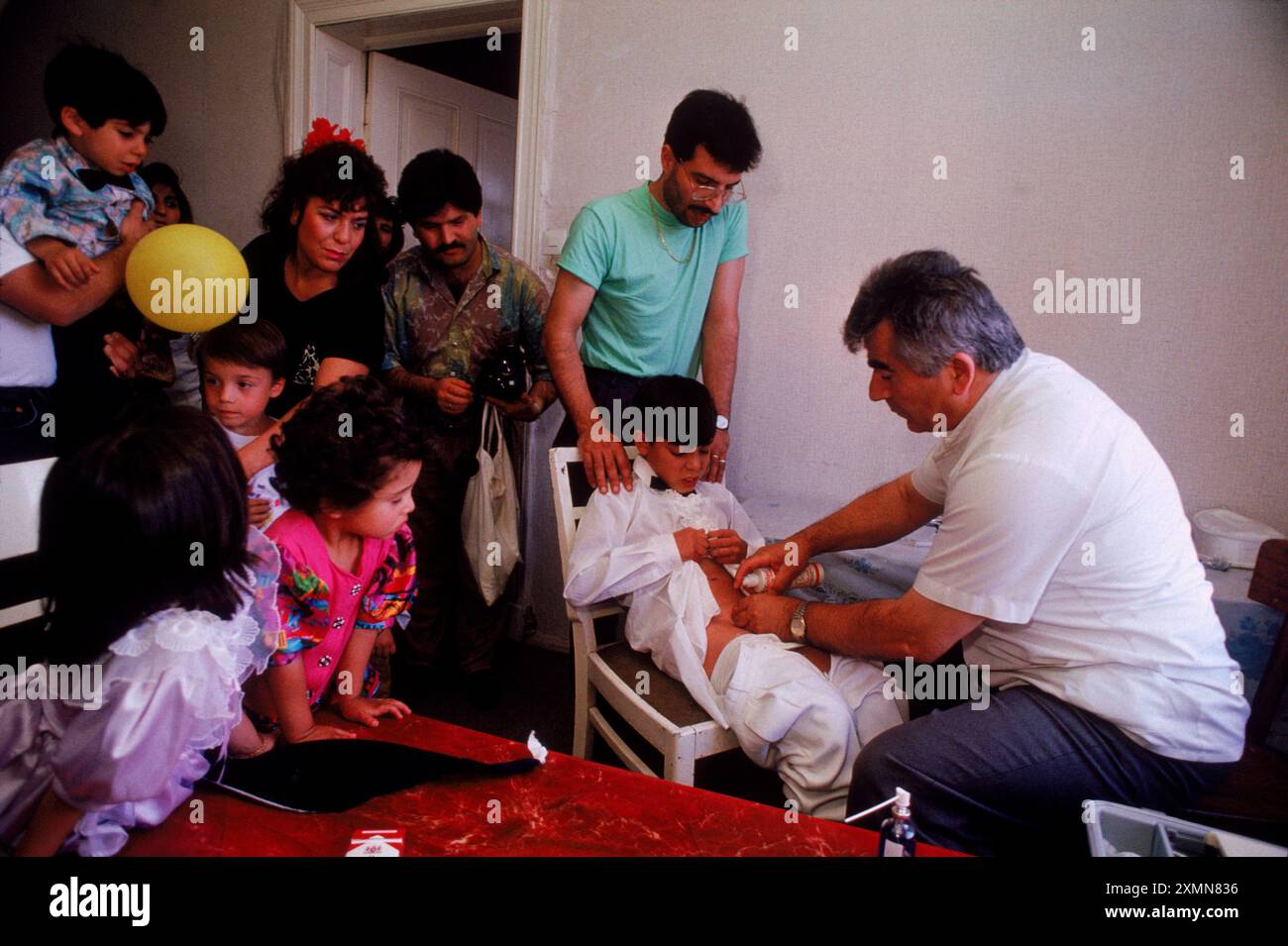 Circumcision of a young boy Stock Photo - Alamy