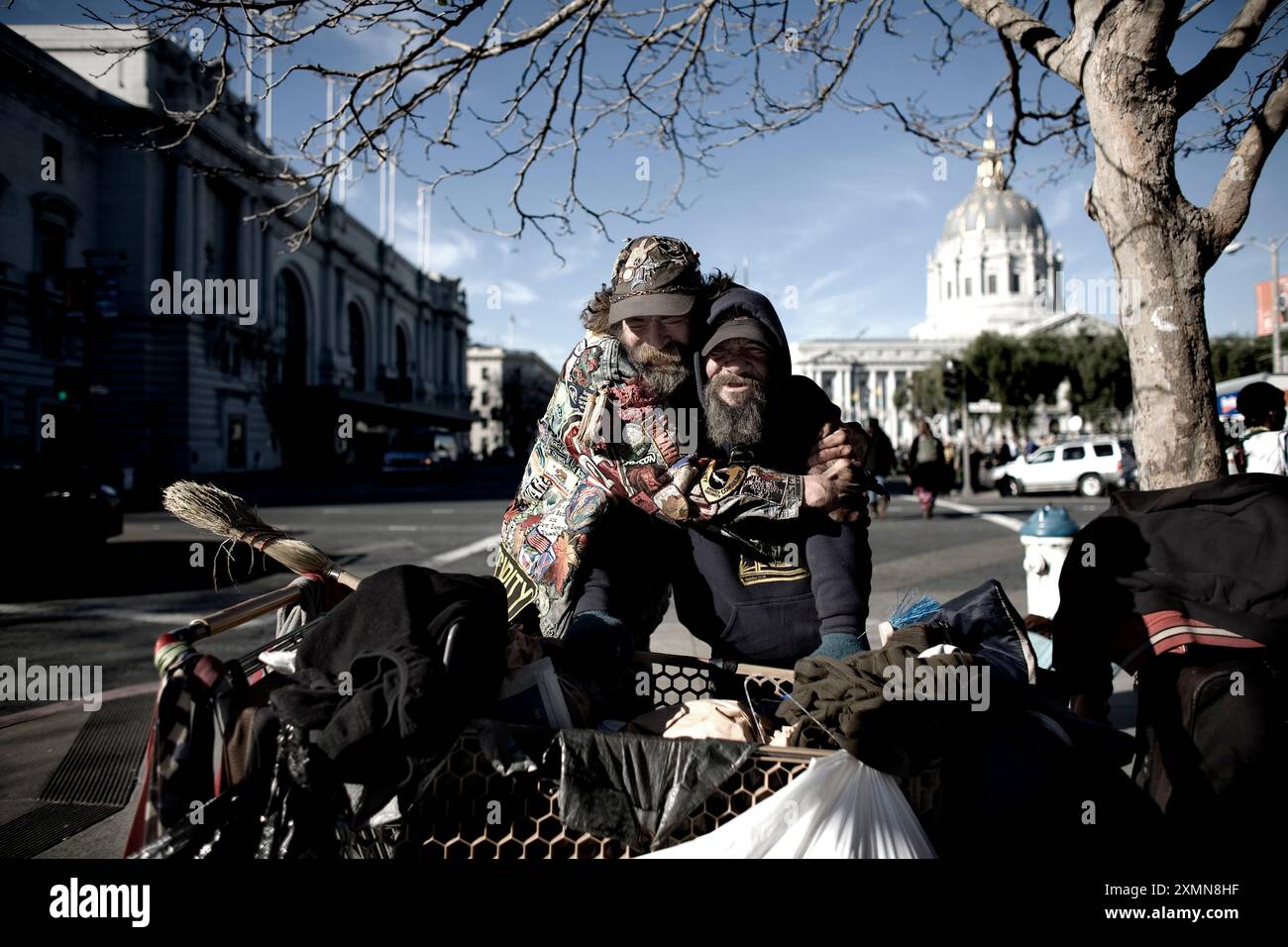 Two homeless men hi-res stock photography and images - Alamy