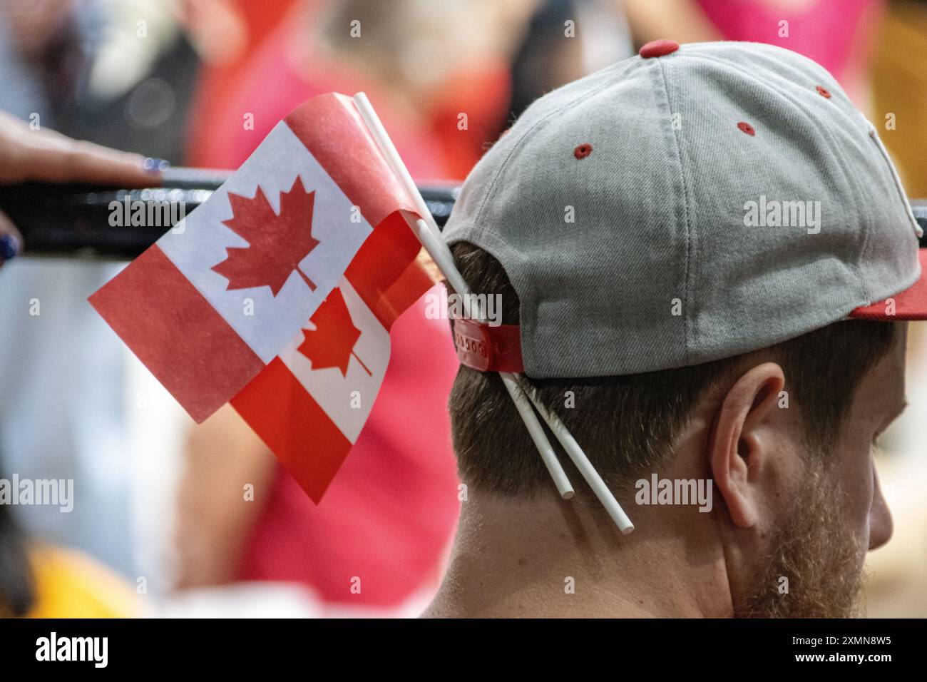 Person wearing red hat hi-res stock photography and images - Alamy